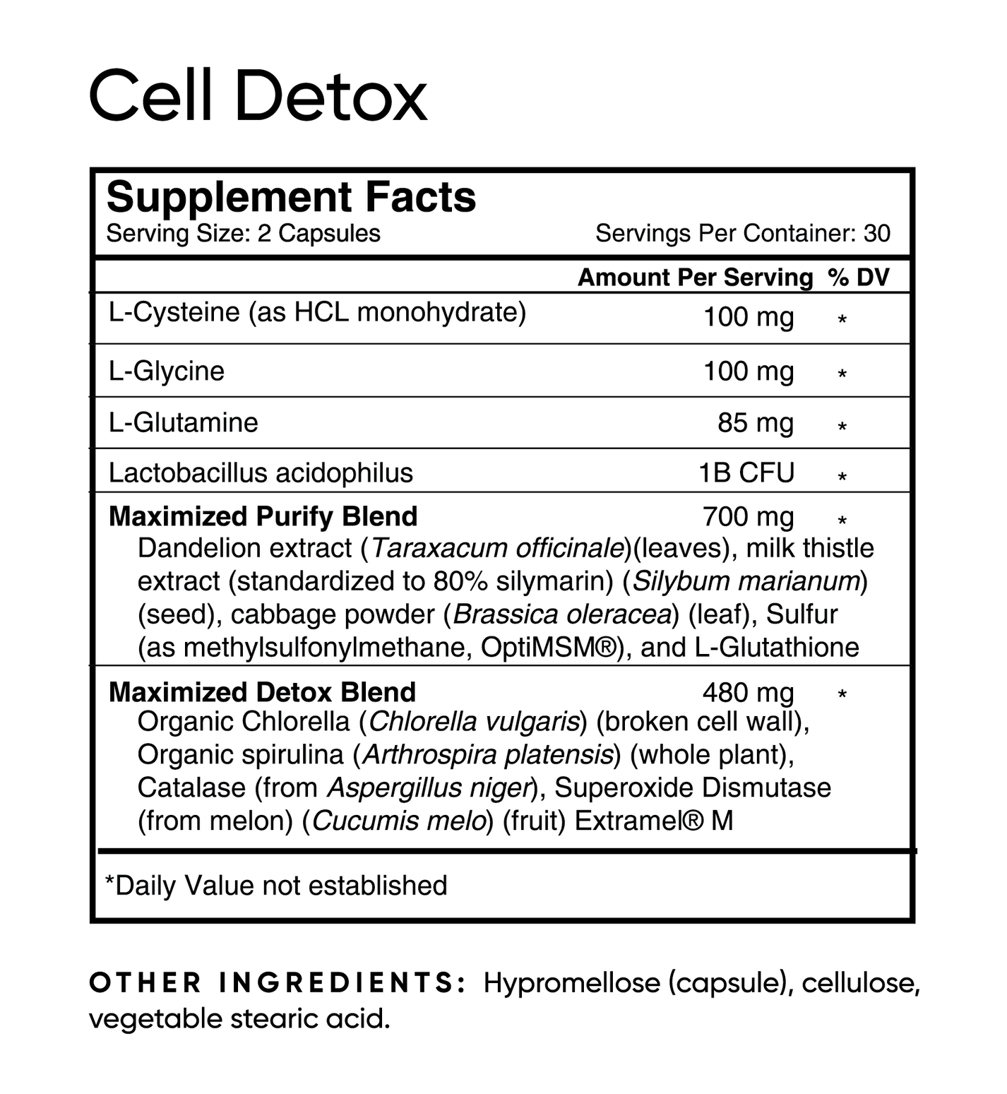 MaxLiving Detox System | Natural Liver & Body Cleanse with Milk Thistle ...